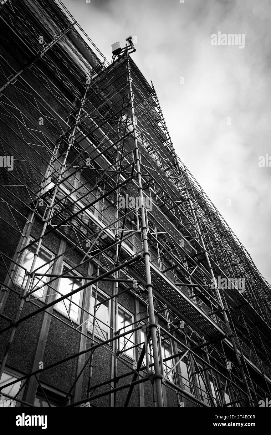Site facade Black and White Stock Photos & Images - Alamy