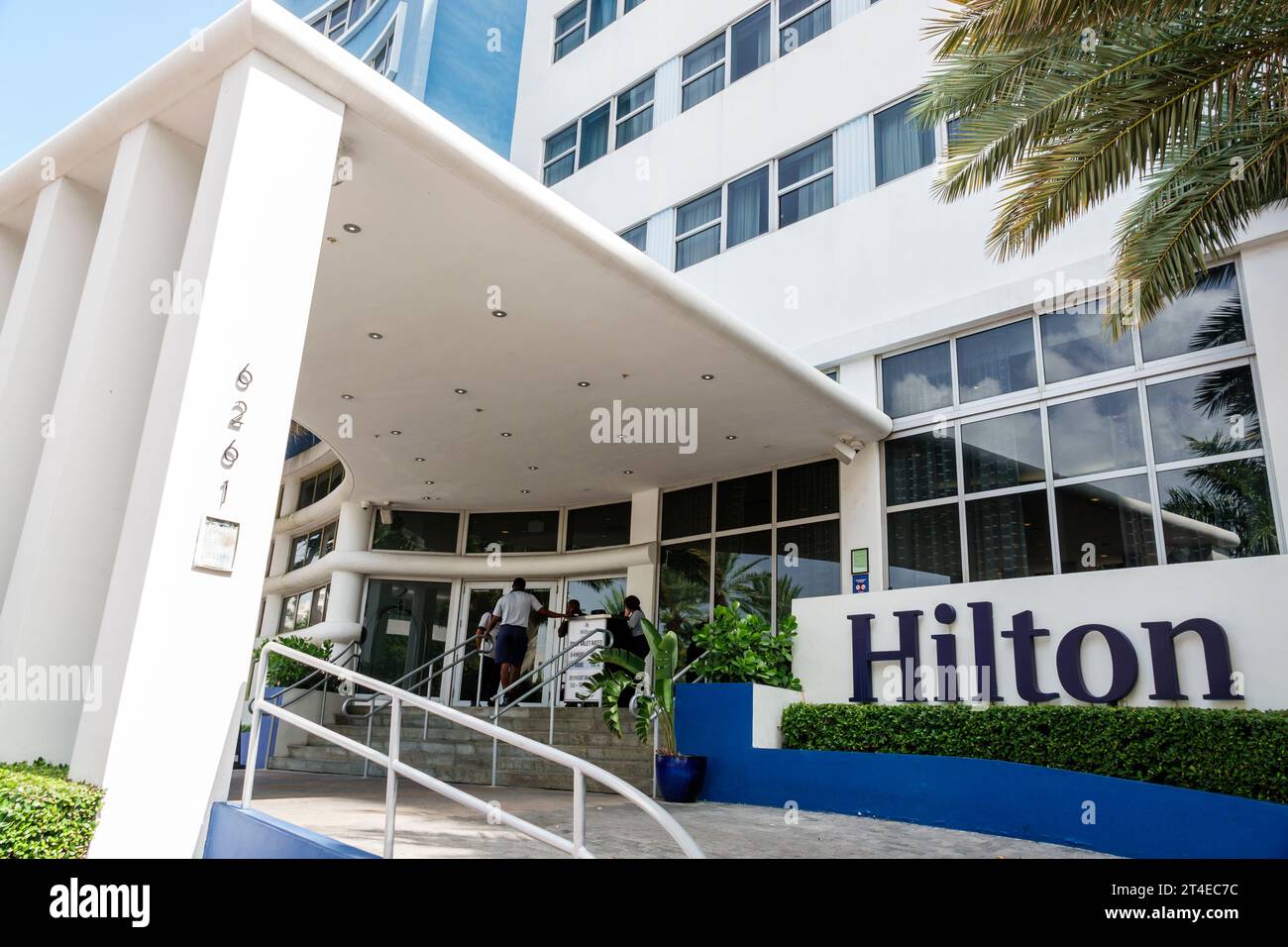 Hilton cabana miami beach sign hi-res stock photography and images - Alamy