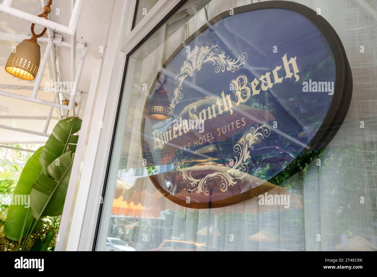 Riviera suites south beach sign hi-res stock photography and images - Alamy