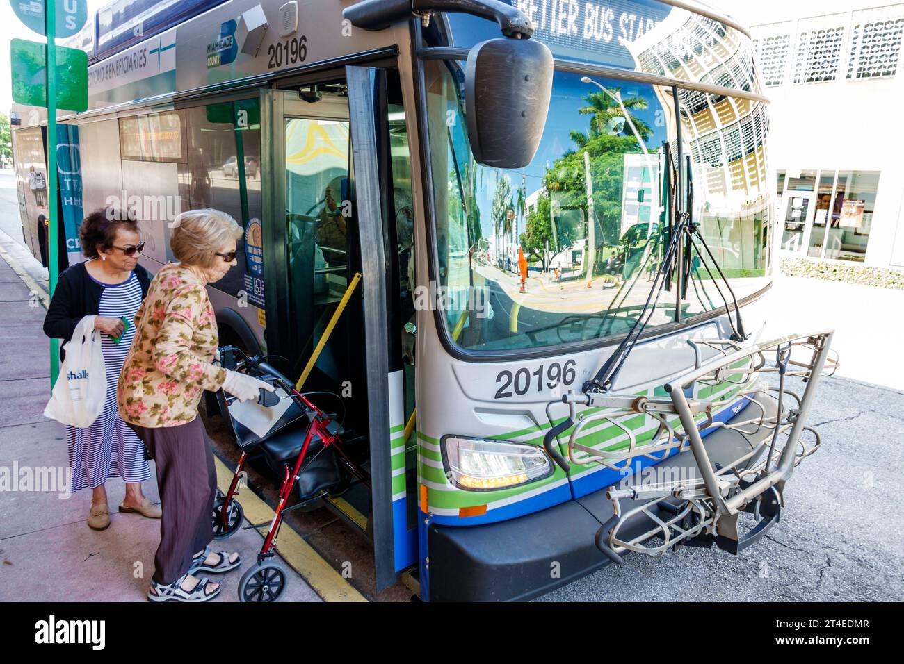 Old lady walker hi-res stock photography and images - Alamy