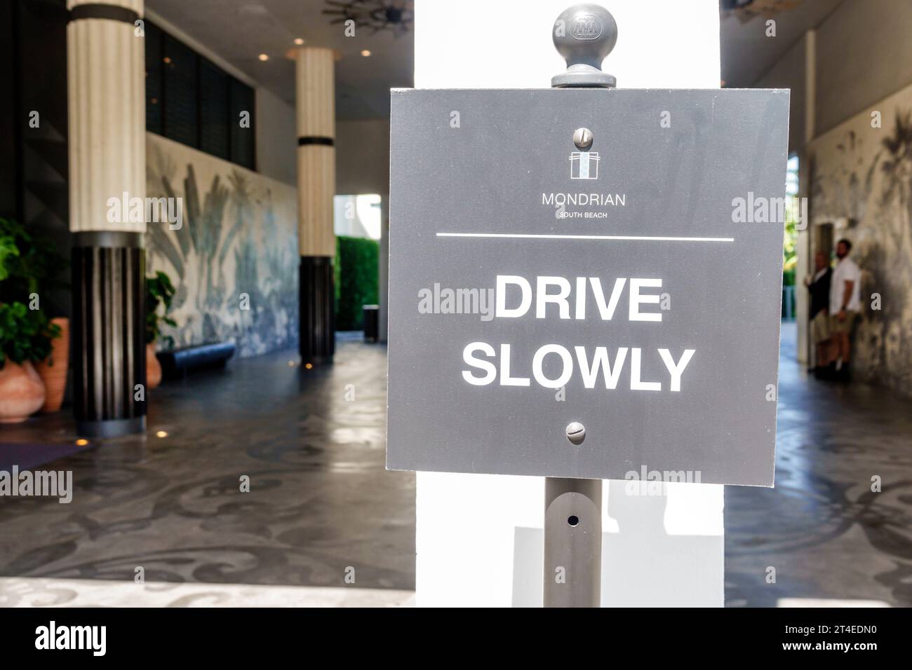 Mondrian south beach hotel sign hi-res stock photography and images - Alamy