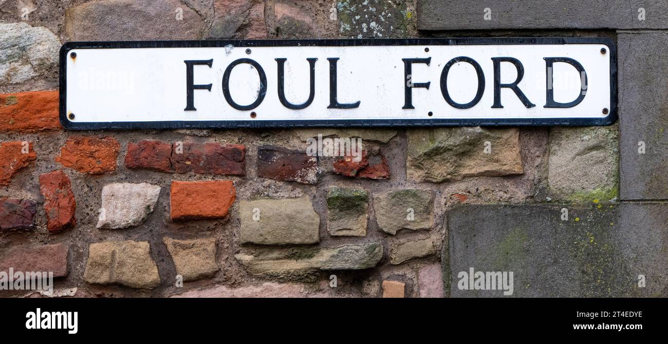 Foul ford name plate hi-res stock photography and images - Alamy