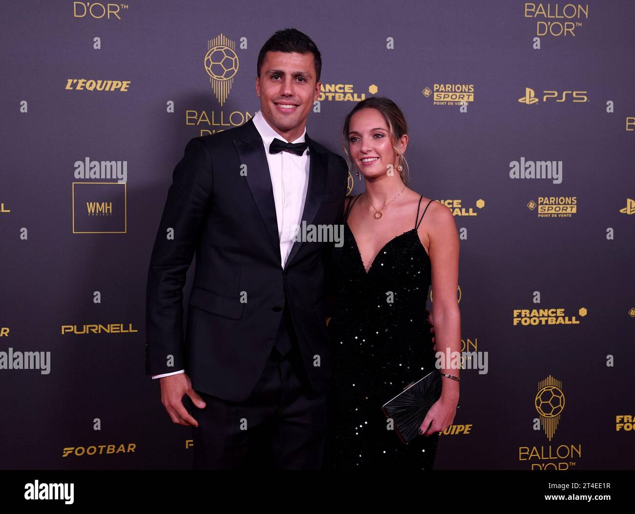 Rodri arrives on the red carpet for the Ballon d’Or ceremony at the ...