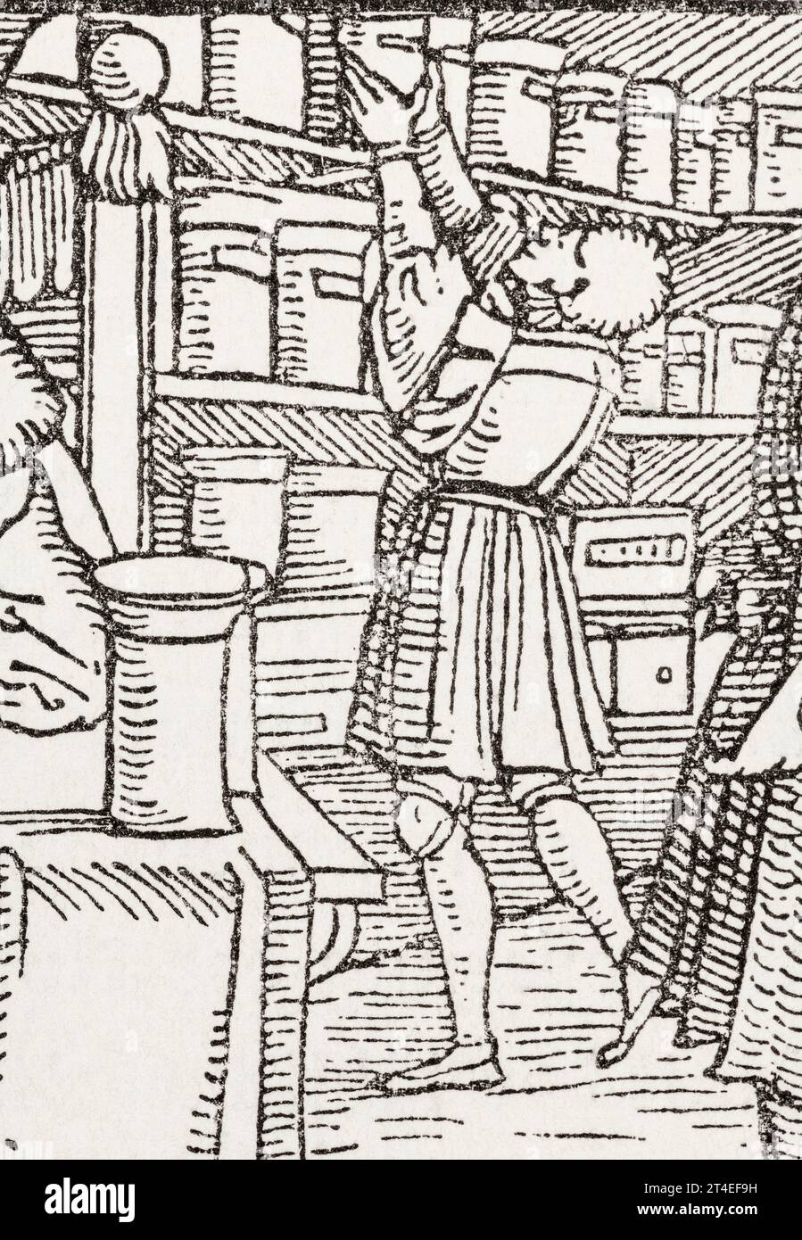16th century shop assistant hi-res stock photography and images - Alamy