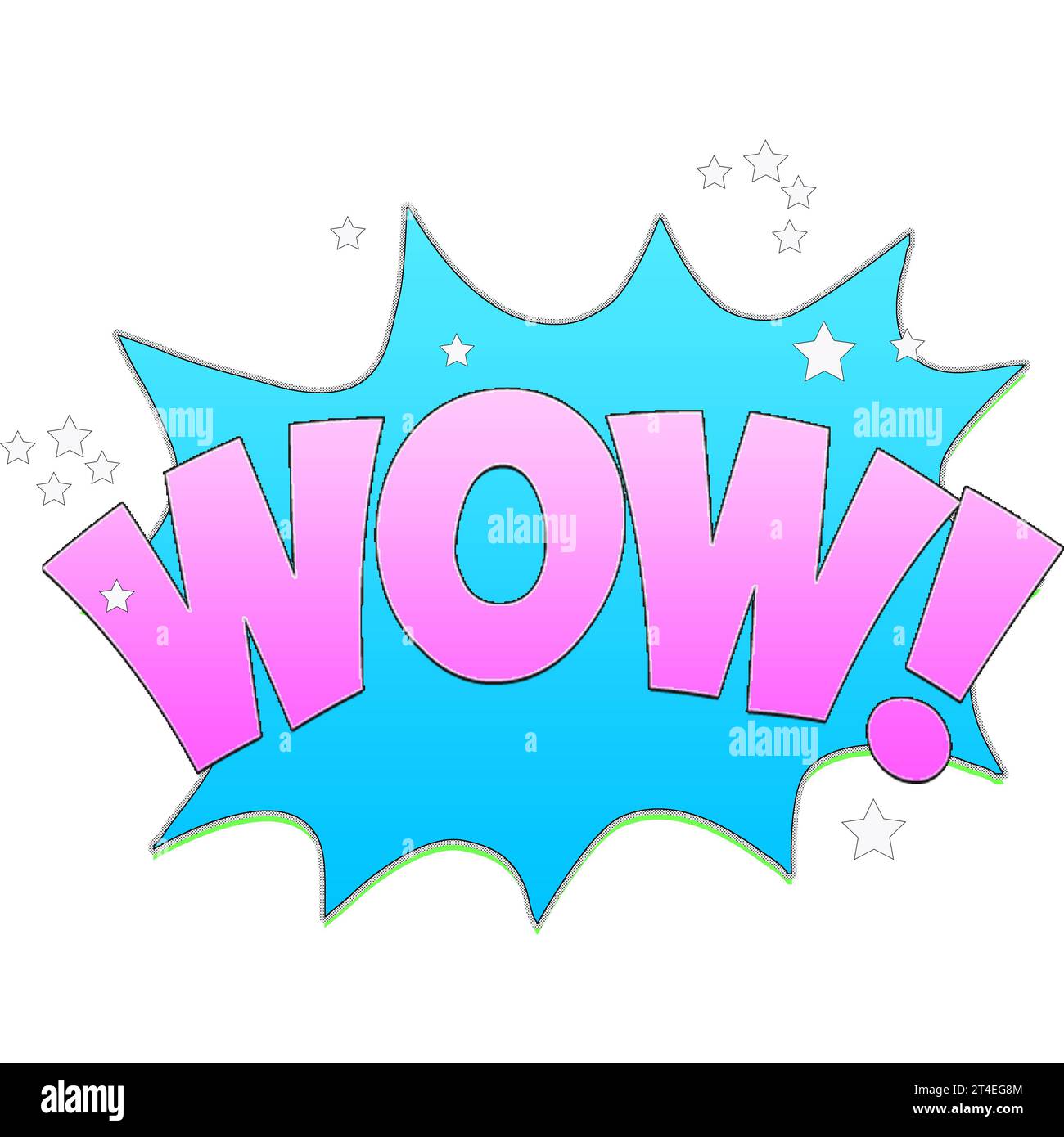 Wow sound comic book, pop style dotted. Vector cloud halftone wow pop ...