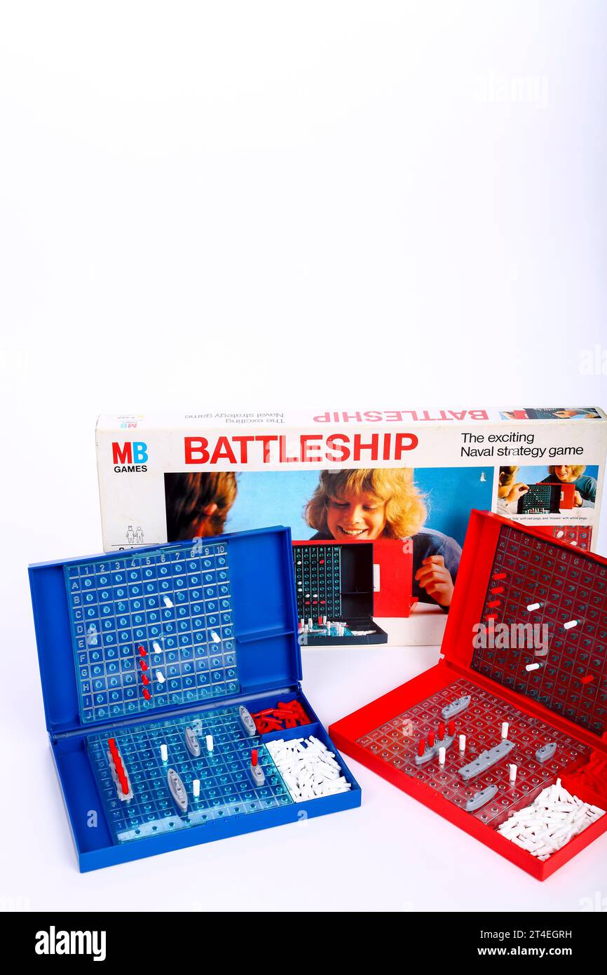 MB Games Battleship family game with space for copy Stock Photo - Alamy