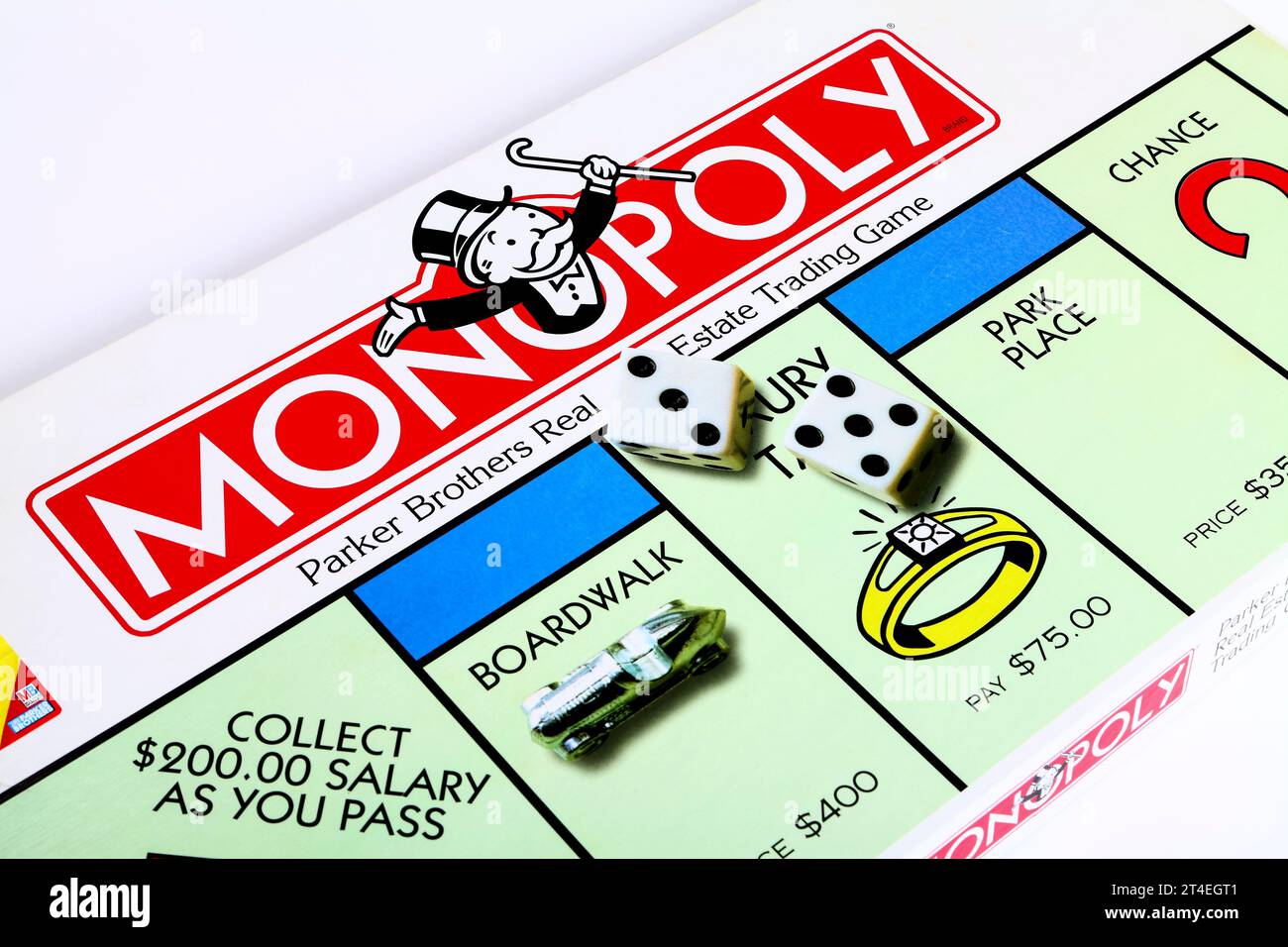 Parker Brothers Monopoly Estate Trading Board Game Stock Photo - Alamy
