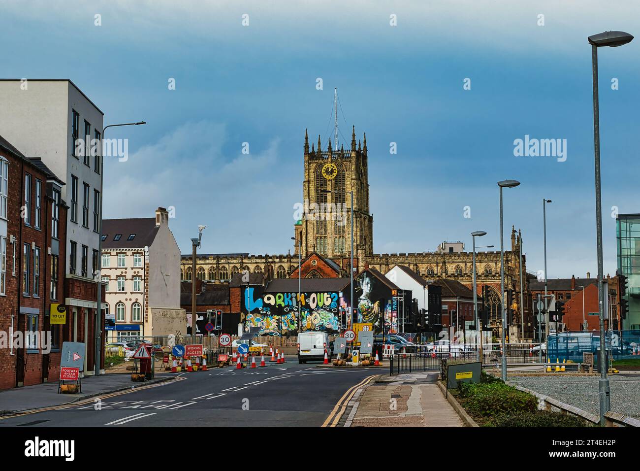 Cityscape photo taken in Hull during the summer Stock Photo - Alamy