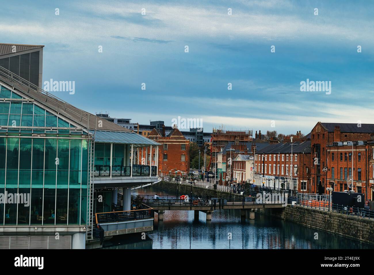 Amazing view footage taken in Hull with Camera Stock Photo - Alamy