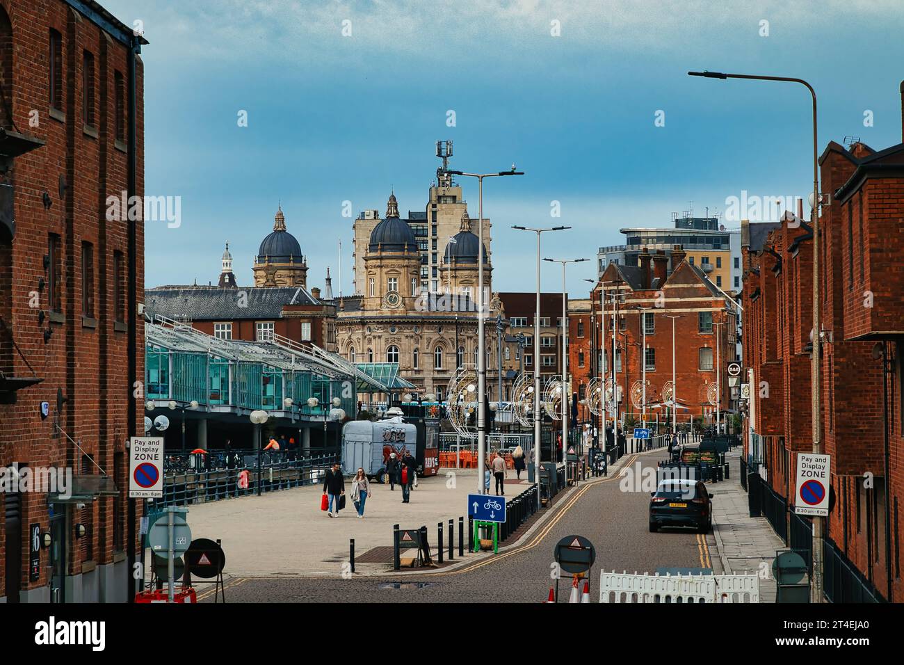 Amazing view footage taken in Hull with Camera Stock Photo - Alamy