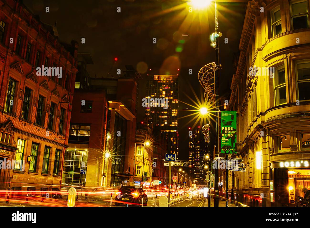 Beautiful view footage taken in Manchester during the day and evening ...