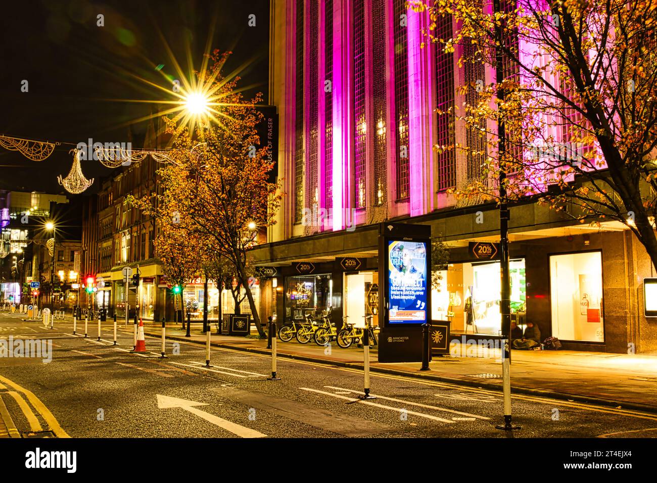 Beautiful view footage taken in Manchester during the day and evening ...