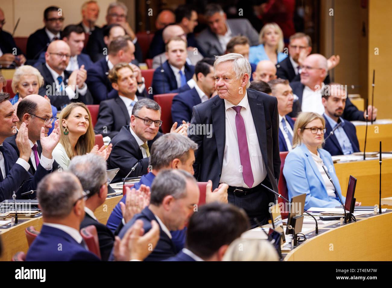 Munich, Germany. 30th Oct, 2023. Karl Freller (CSU), outgoing 1st Vice ...