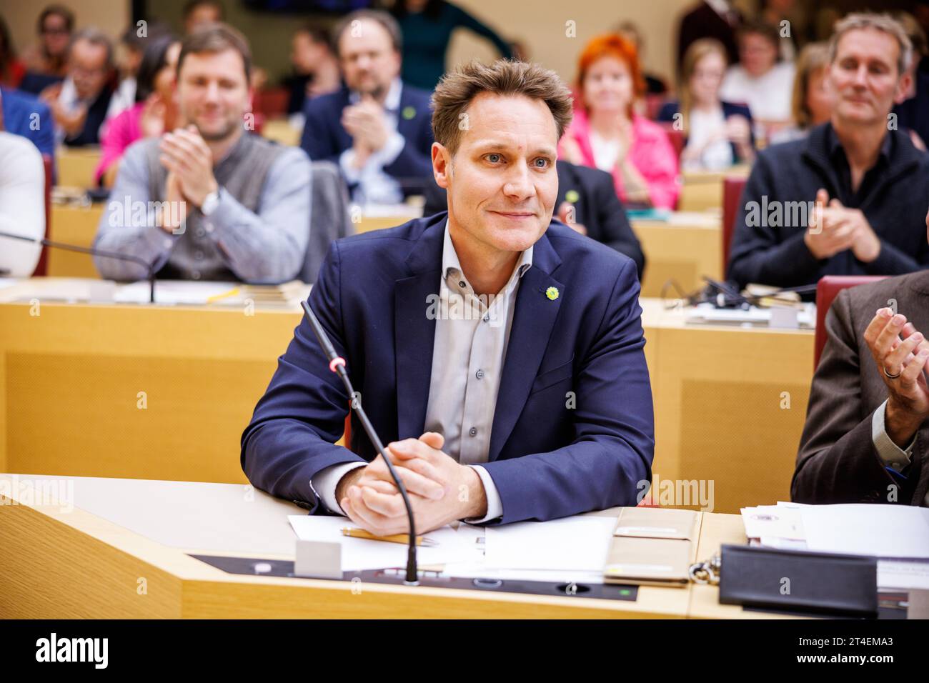 Munich, Germany. 30th Oct, 2023. Ludwig Hartmann, (Bündnis 90/Die ...