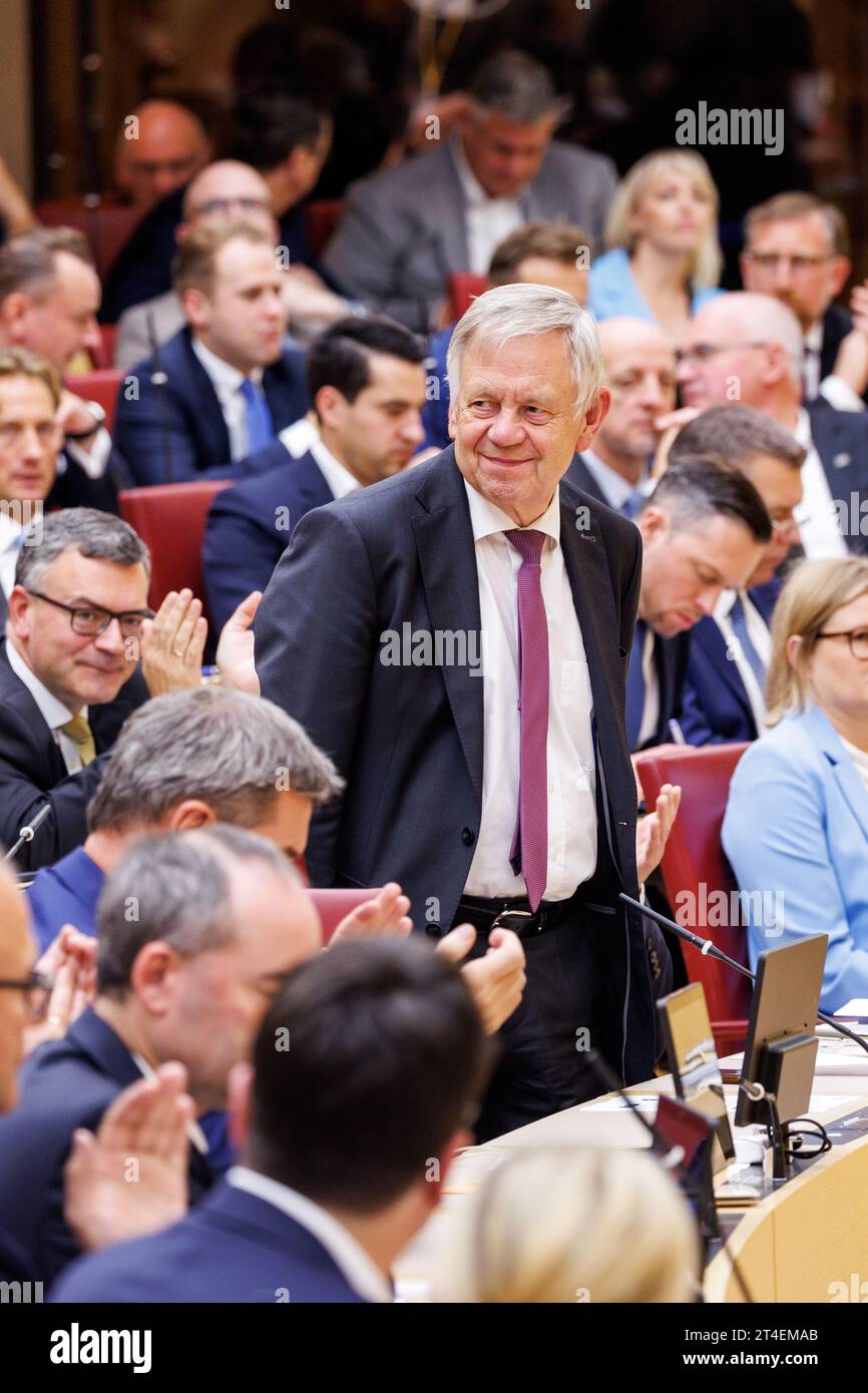 Munich, Germany. 30th Oct, 2023. Karl Freller (CSU), outgoing 1st Vice ...