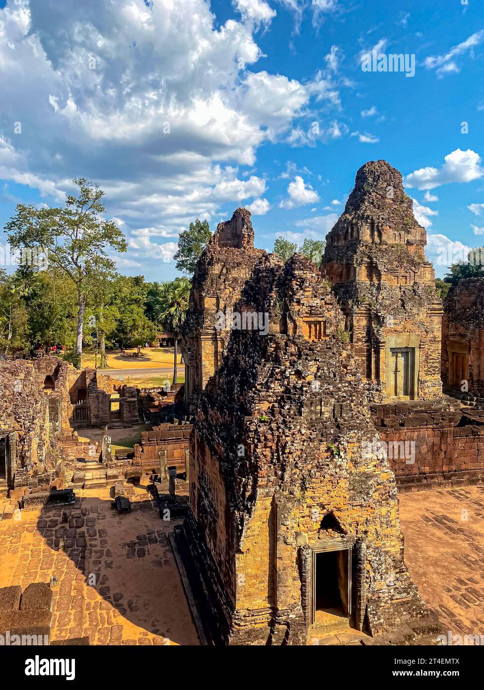 Pre-Rup, a temple-mountain dedicated to the god Shiva, a temple of the ...