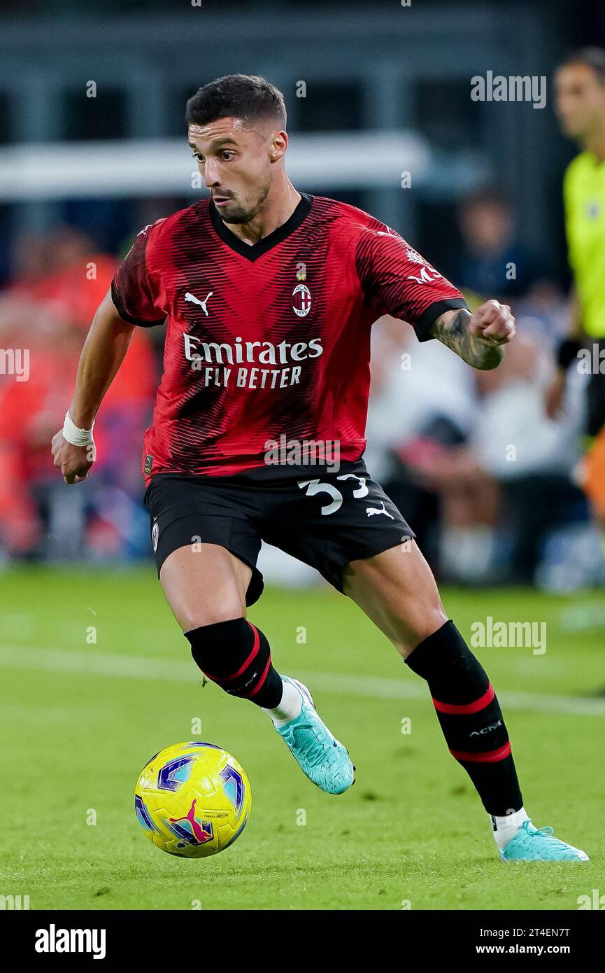 Rade Krunic of AC Milan during the Serie A Tim match between SSC Napoli ...