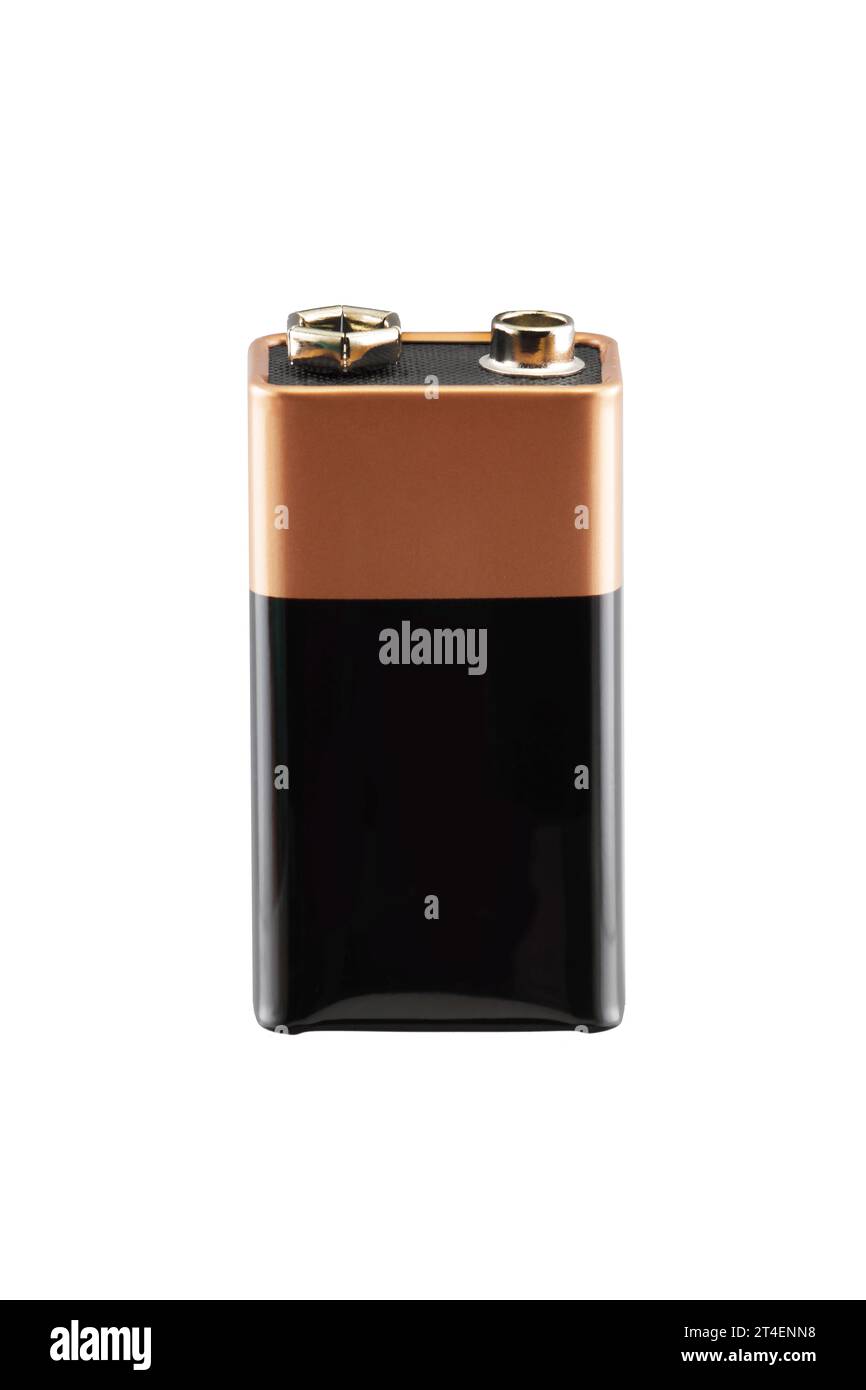 9 volt alkaline battery with male and female terminals Stock Photo - Alamy