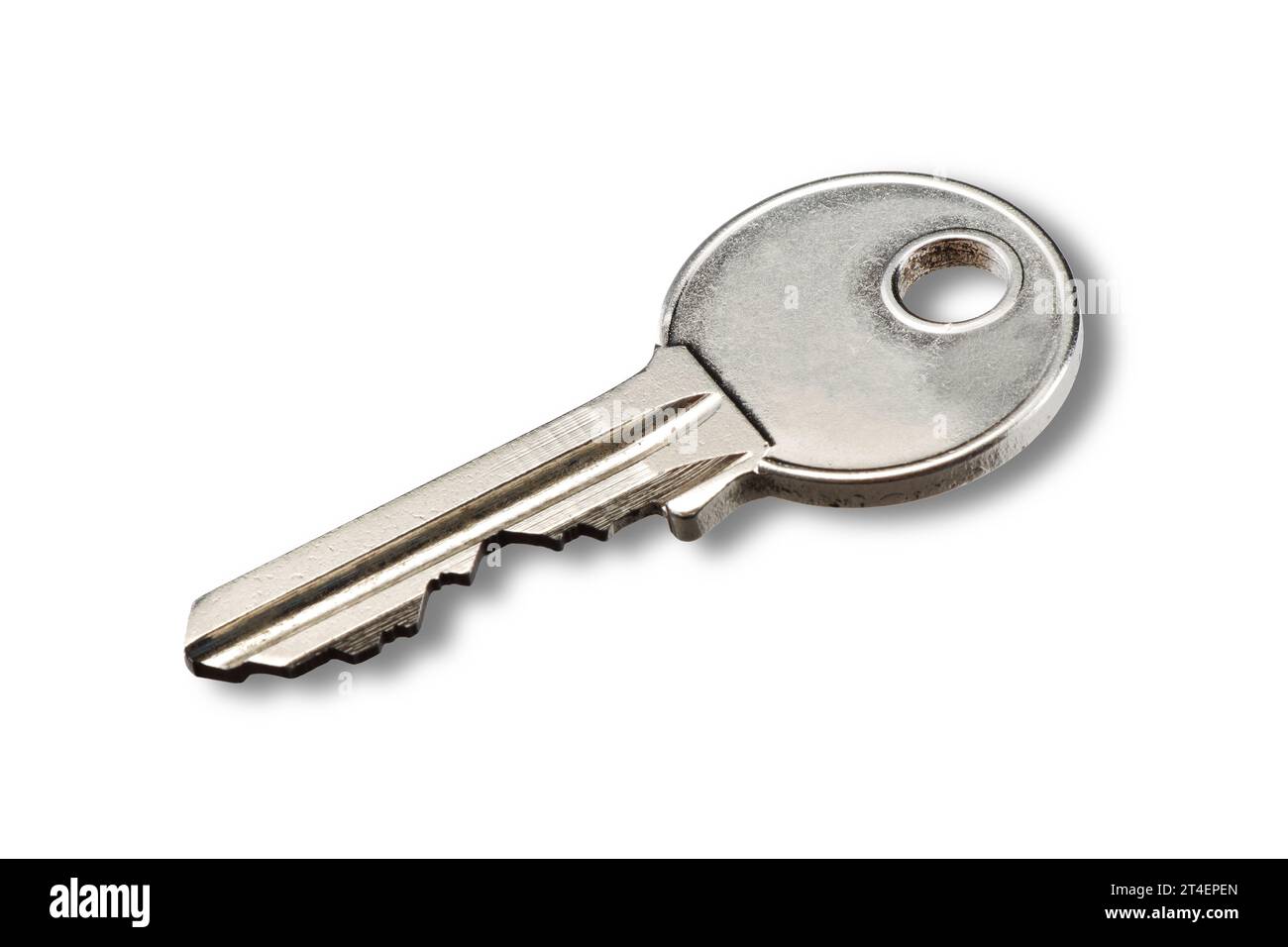 House key white flat Cut Out Stock Images & Pictures - Alamy