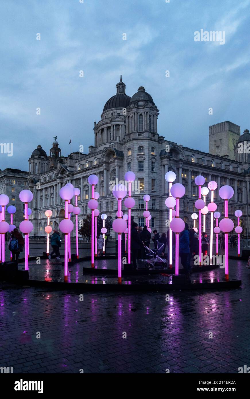 River of Light Liverpool 2023 Glow by Amigo and Amigo Stock Photo - Alamy