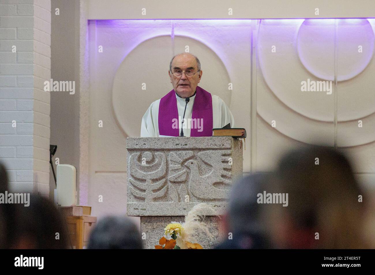 Monsignor Andrew Dolan during a service to mark the 30th anniversary of ...