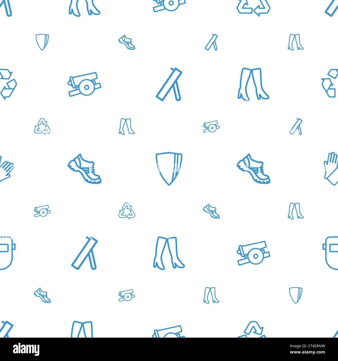 Protection icons pattern seamless white background Stock Vector Image ...