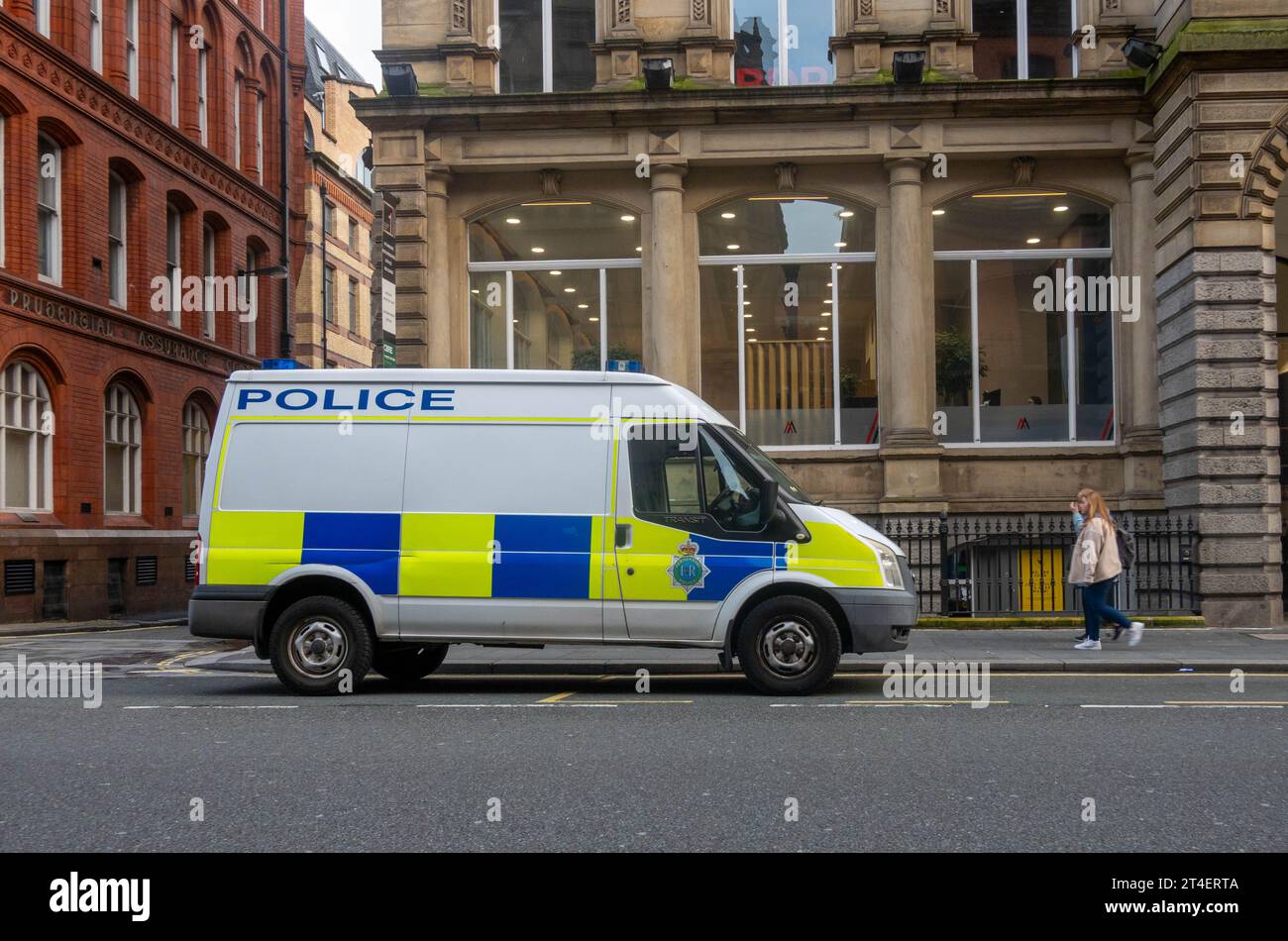 Merseyside Police van on Dale Street Liverpool Stock Photo - Alamy