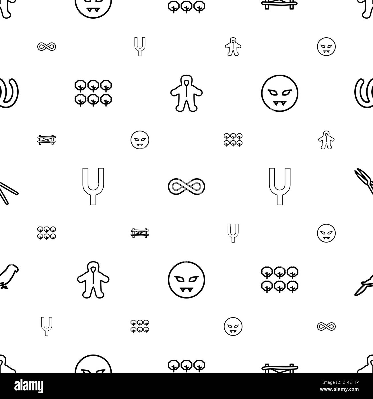 Art icons pattern seamless white background Vector Image Stock Vector ...