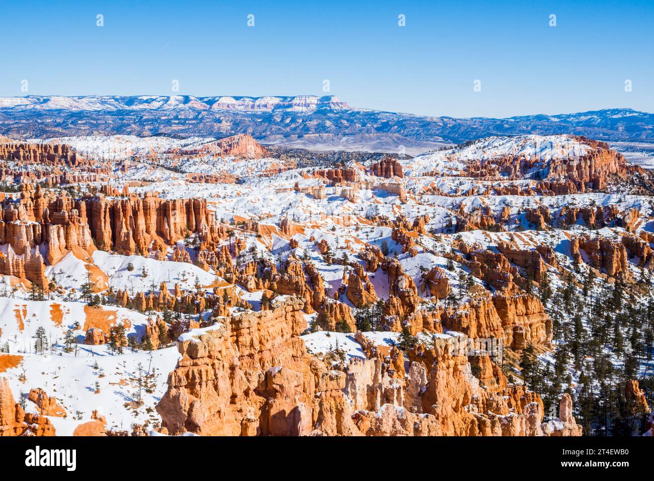 Bryce Canyon national park viewpoint over the amphitheater Stock Photo ...