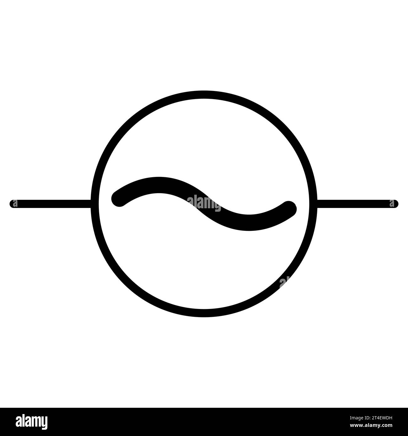 Generator Icon Alternating Current Source Alternative Power Source Of Electricity Stock Vector