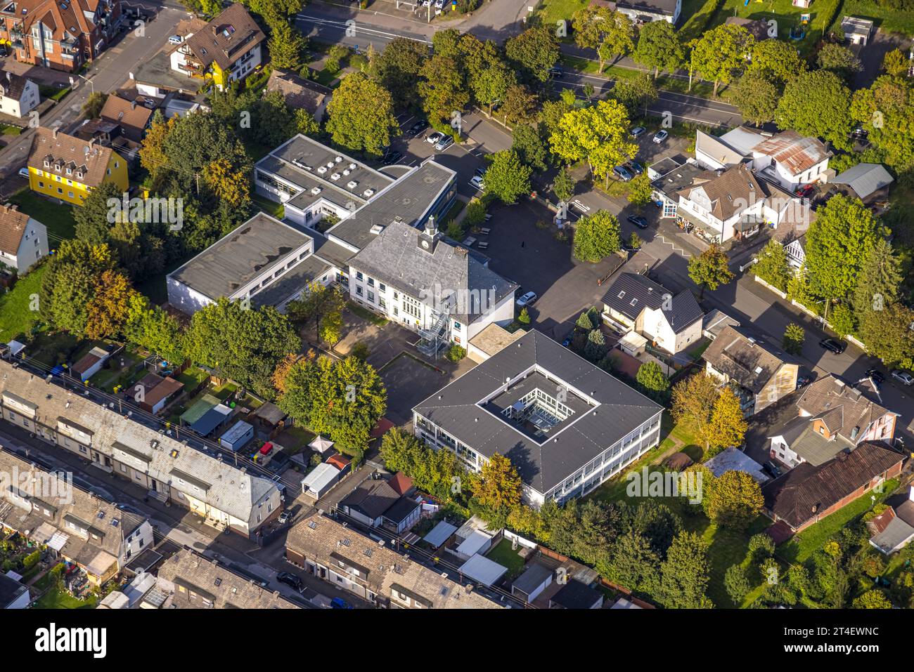 Luftbild, Hauptschule Eichen, Gemeinschaftsgrundschule Eichen und Adolf ...