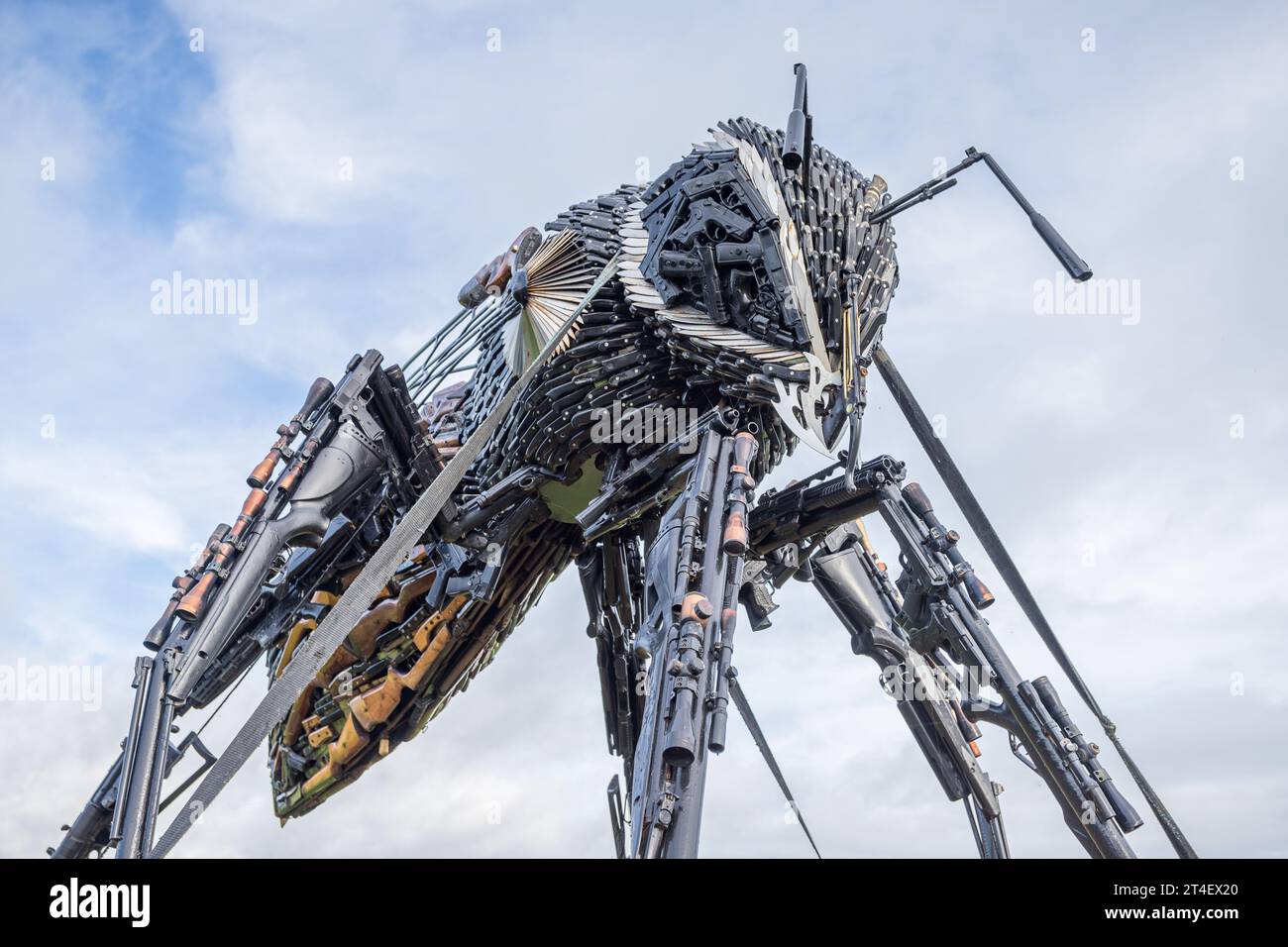 Manchester Anti-Violence Bee Monument pictured at the Shropshire ...