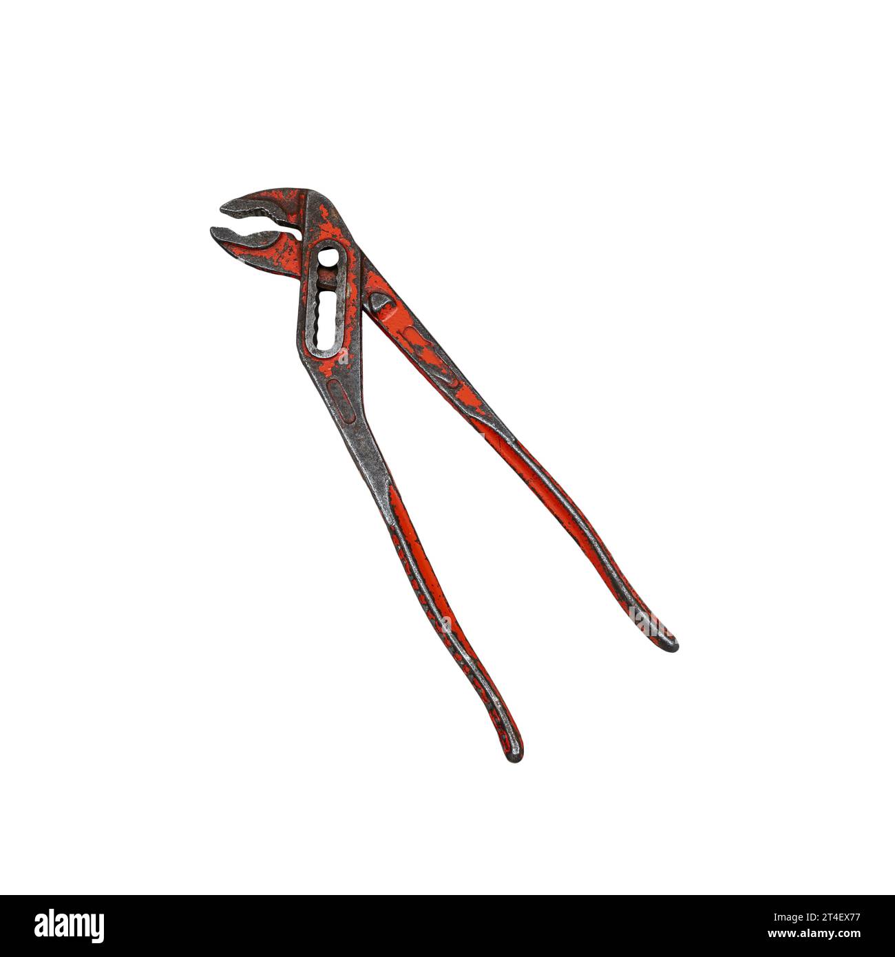 a pipe wrench on a transparent background Stock Photo - Alamy