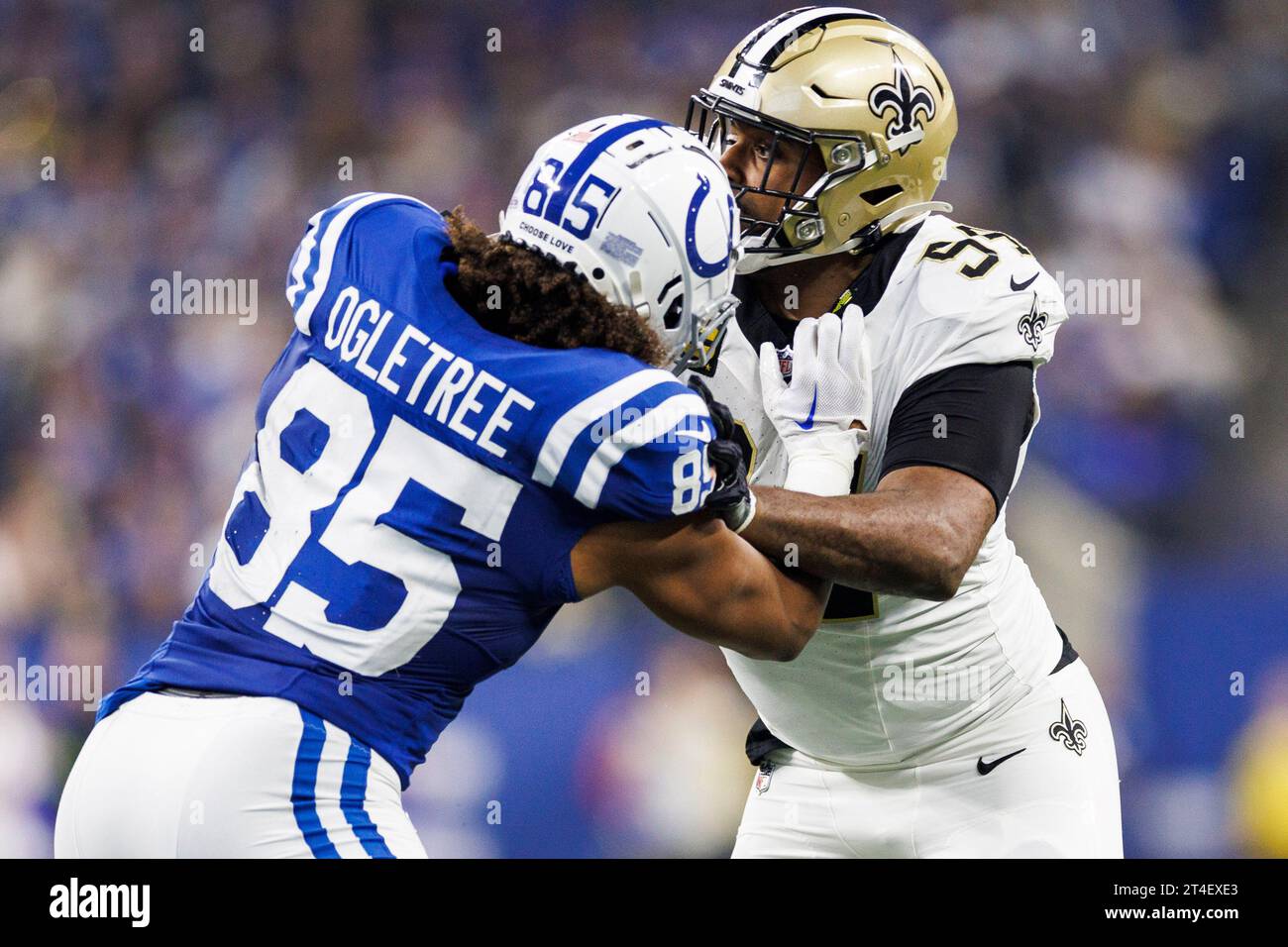 Indianapolis, Indiana, USA. 29th Oct, 2023. Indianapolis Colts tight ...