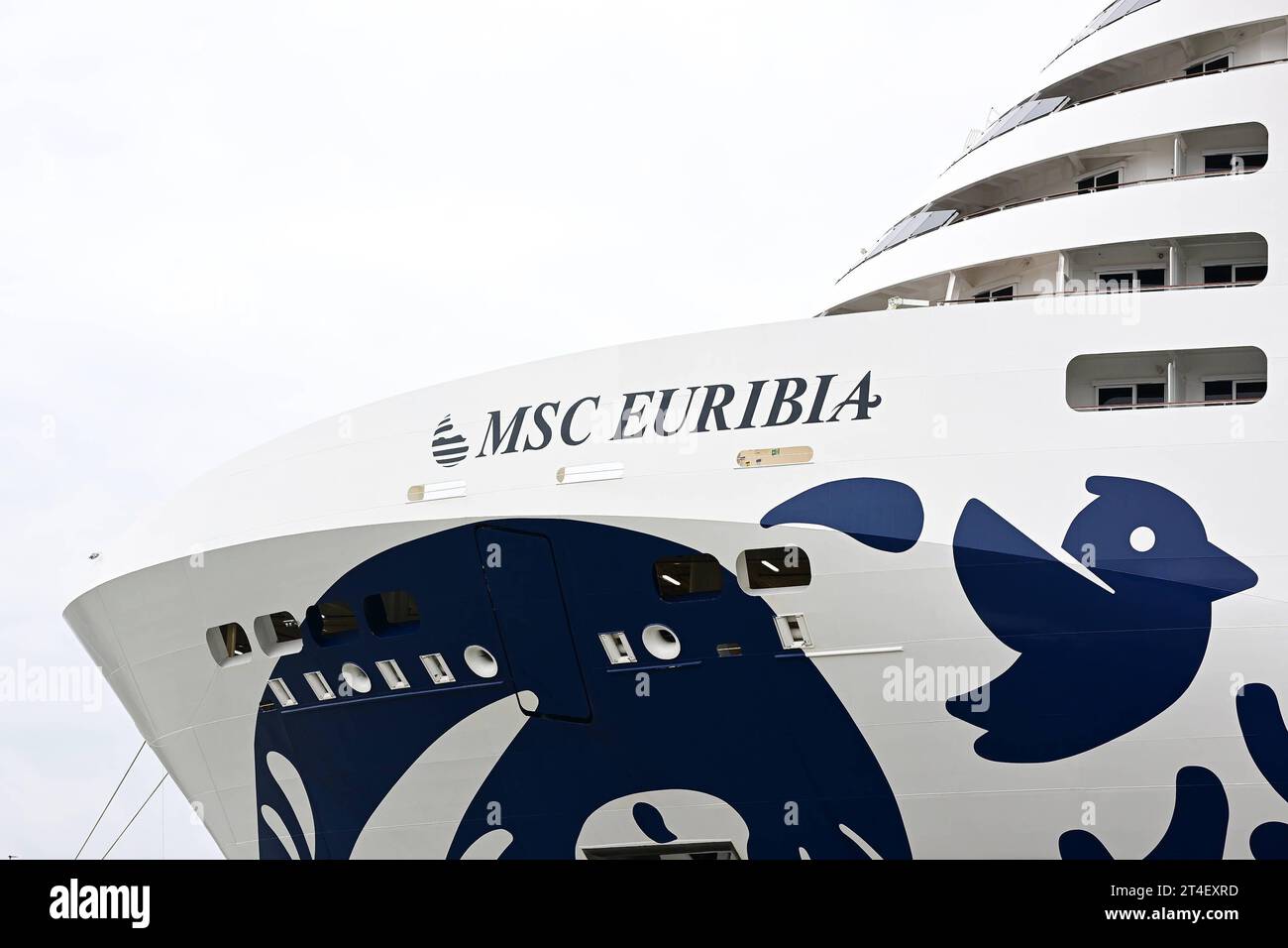 Stock- und Symbolbilder I 30.10.2023 MSC Euribia, V34, MSC Cruises ...