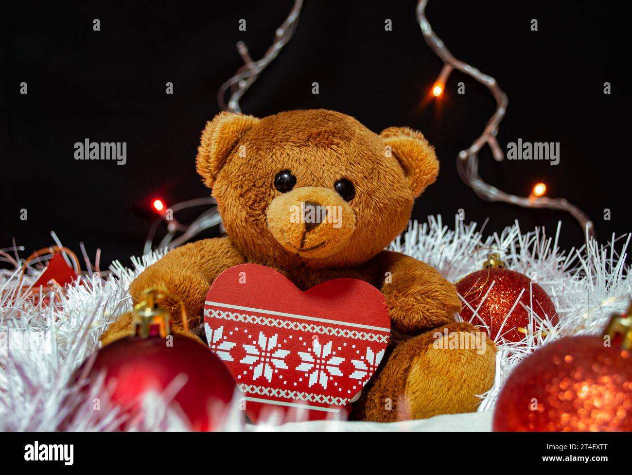 Happy new year teddy bear hi-res stock photography and images - Alamy