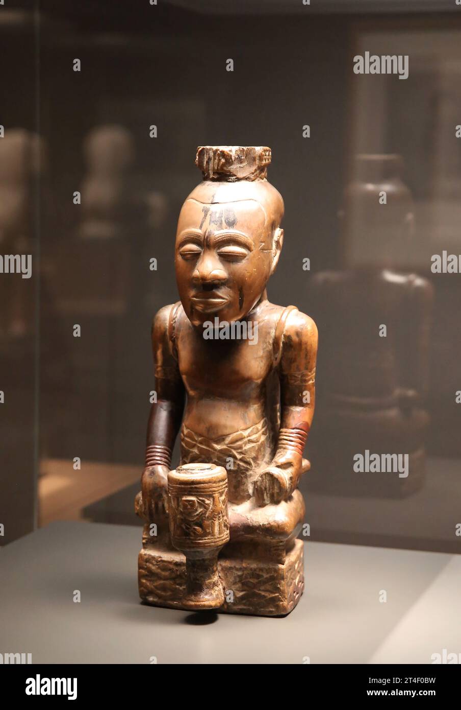 King Mishaa Pelyeng of the Kuba-Bushongo ethnic group (central Africa ...