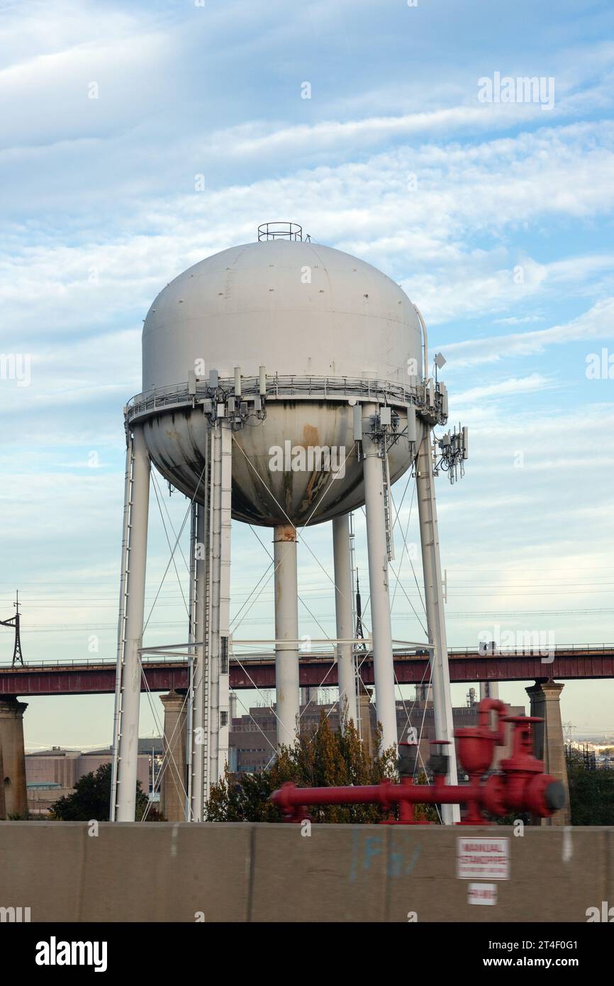 Water Tower, Randall’s Island Field, Ward Island Park, New York, United ...