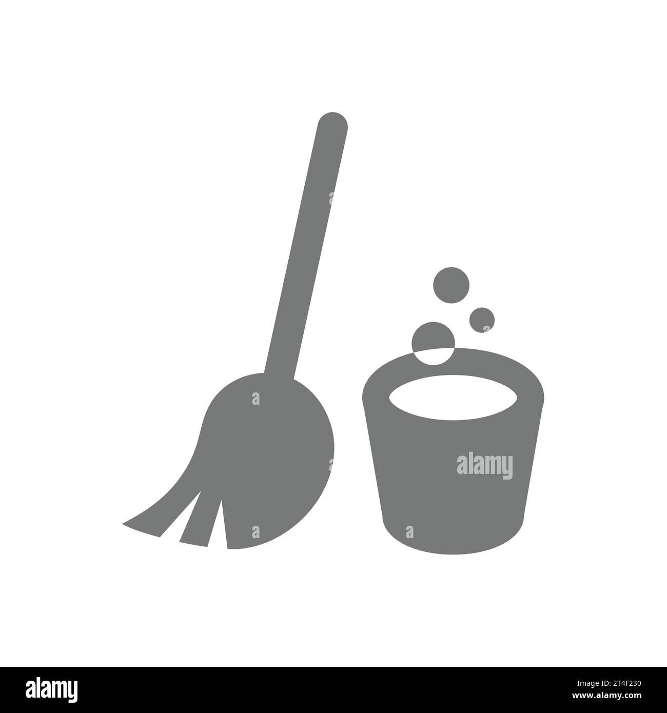 Mop bucket sign Stock Vector Images - Alamy