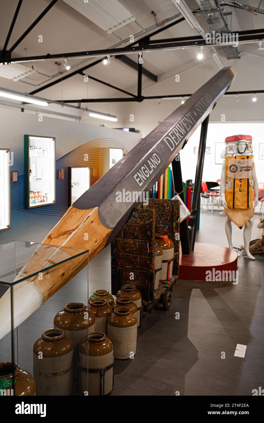 Derwent Pencil Museum, Keswick, United Kingdom - October 1 2023: This ...