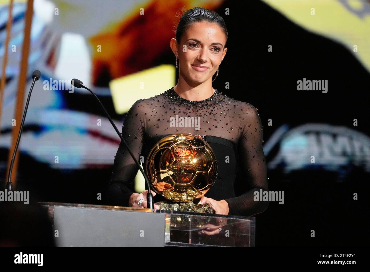 FC Barcelona's and Spain's national team's midfielder Aitana Bonmati ...