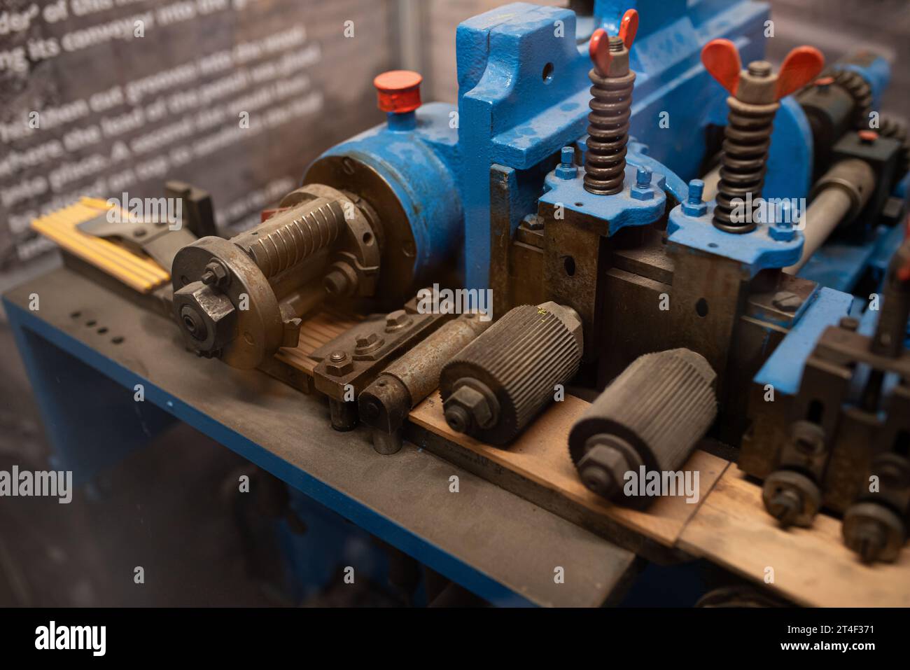 A machine used to produce pencils Stock Photo - Alamy