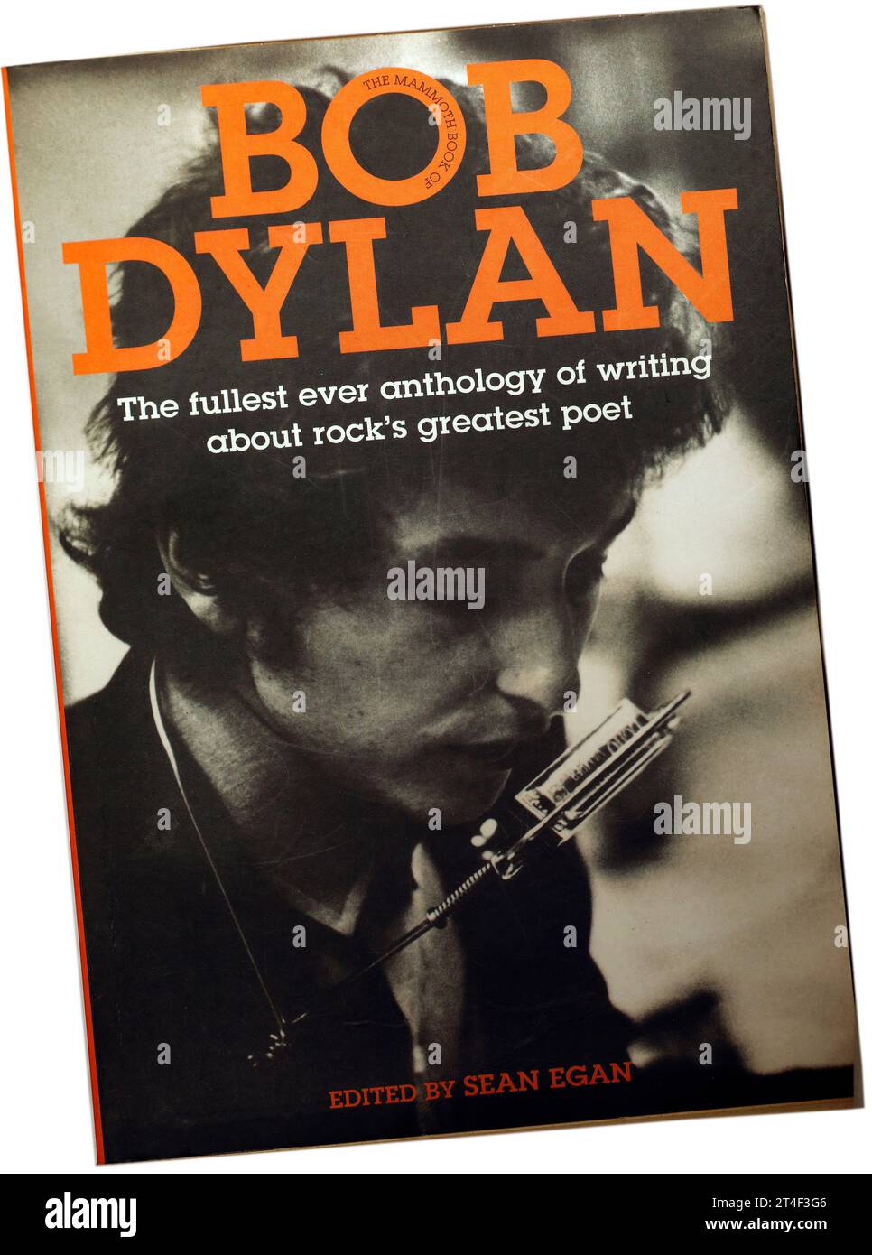 Bob Dylan edited by Sean Egan. Book cover on white background Stock ...