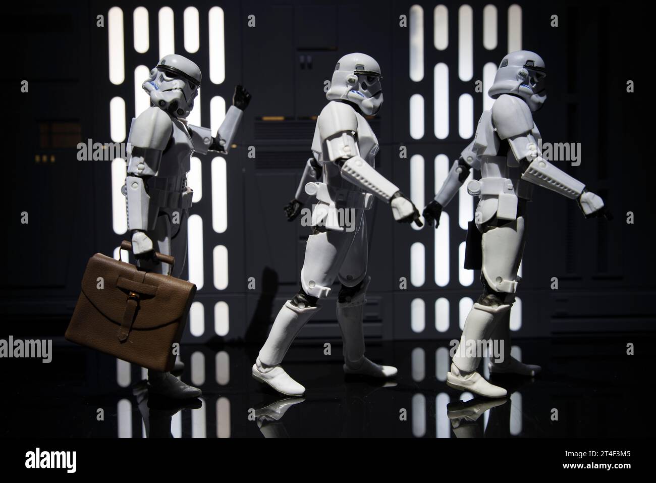 Stormtroopers walking to work Stock Photo - Alamy
