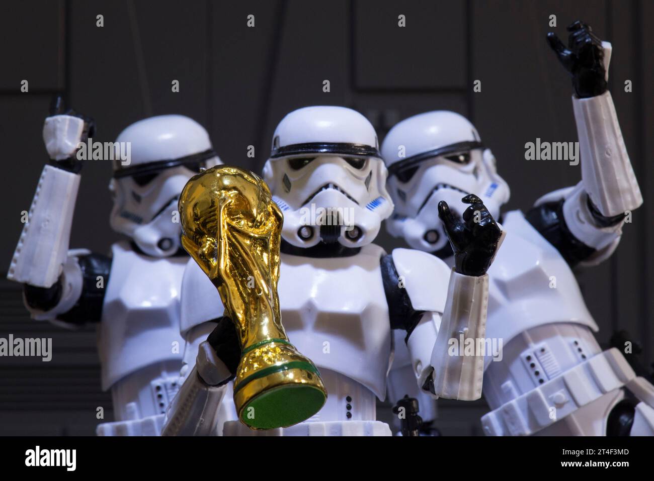 Stormtroopers celebrating the FIFA Football World Cup Stock Photo - Alamy