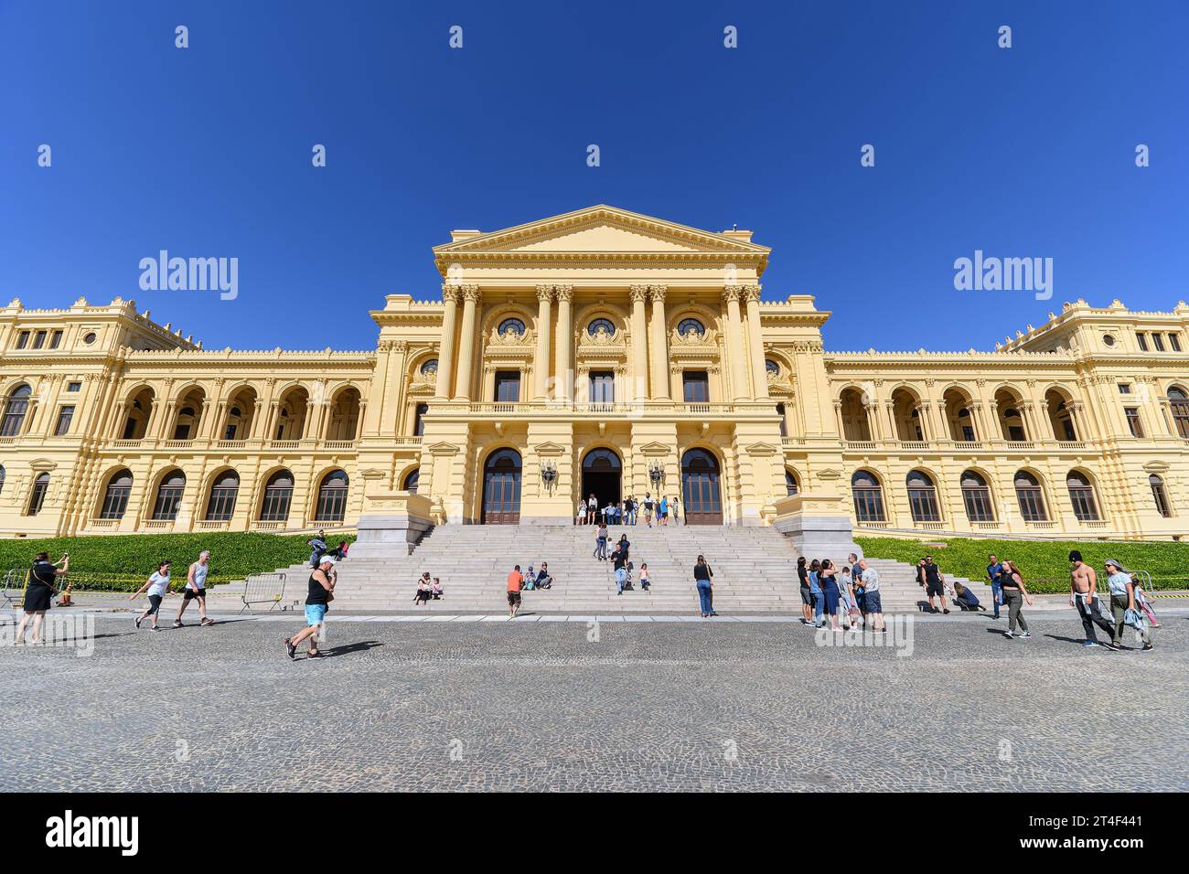 Sao Paulo, SP, Brazil - June 09, 2023: View of the Ipiranga museum ...
