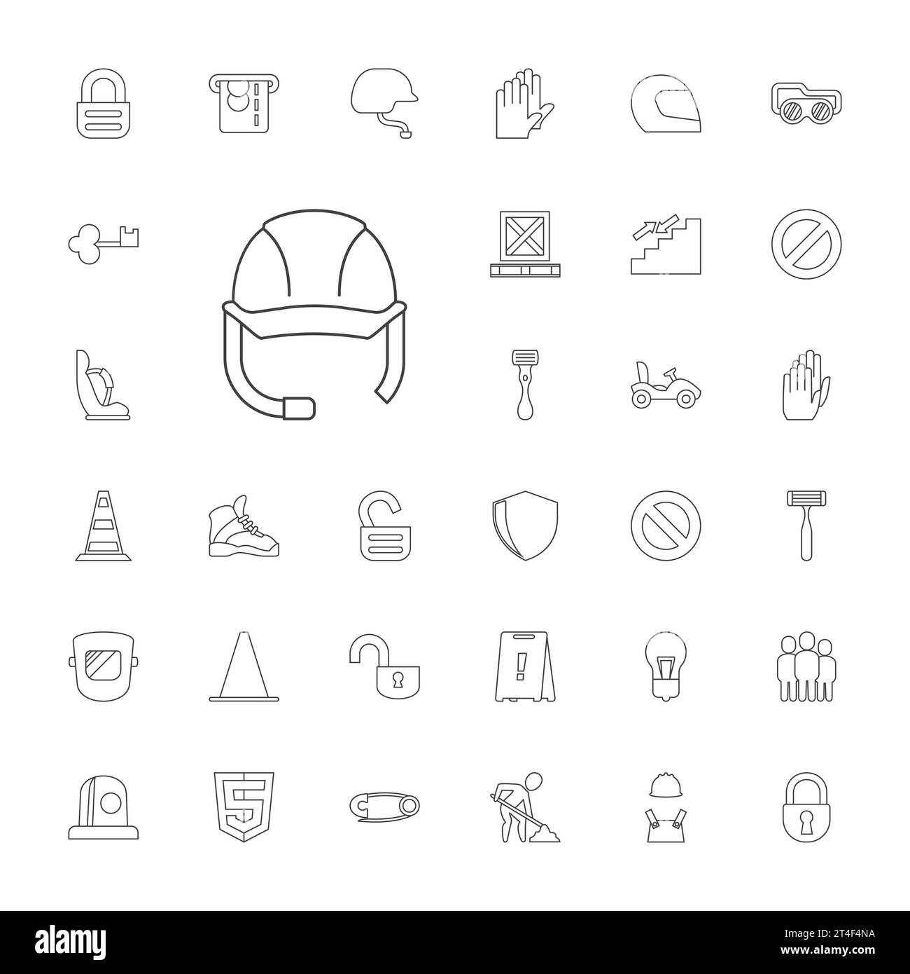 Safety on stairs Black and White Stock Photos & Images - Alamy