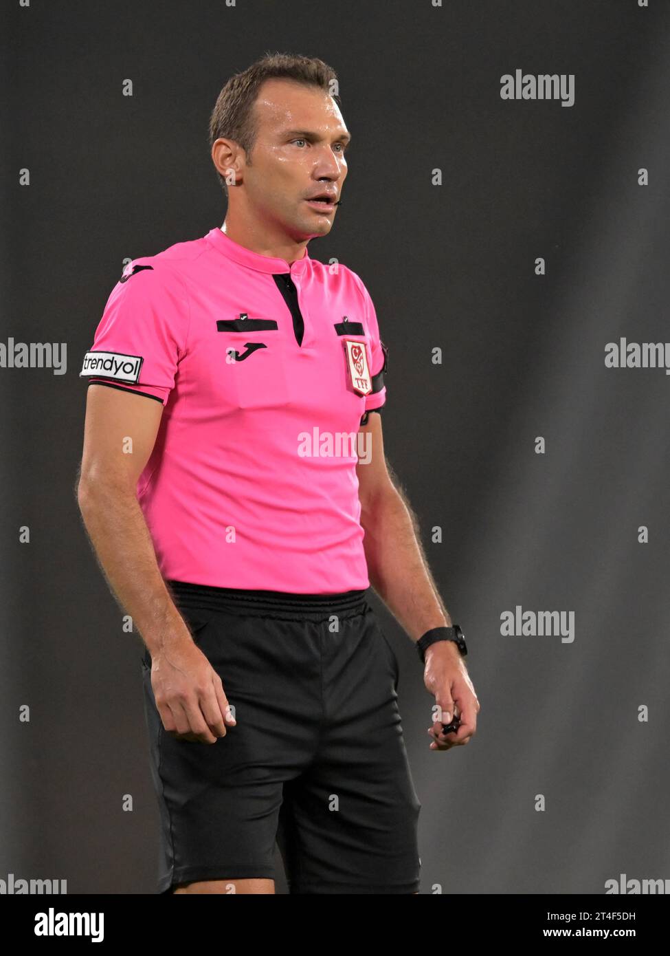 ISTANBUL - Referee Bahattin Simsek during the Turkish Super Lig match ...