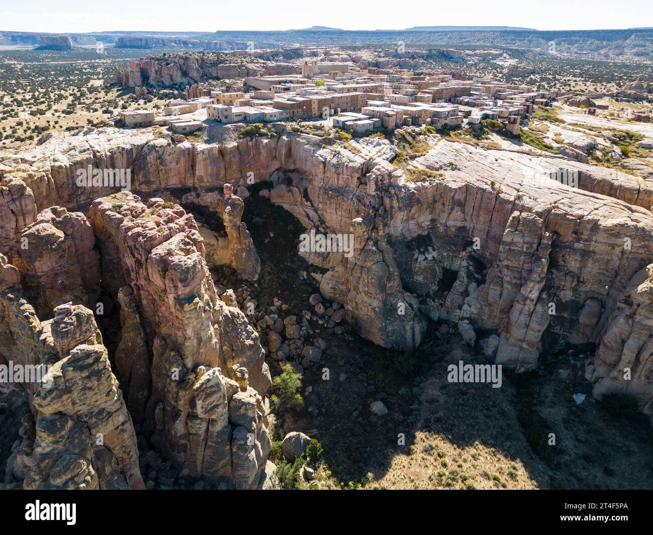 Acoma Pueblo, Historic Native American Mesa Dwellings, NM Stock Photo ...