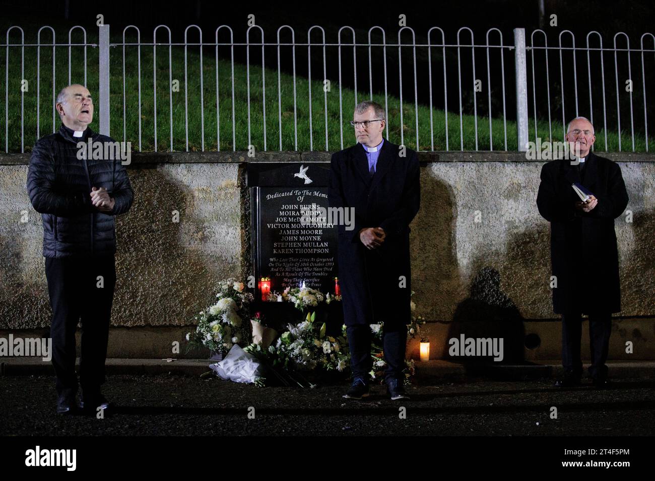 (left to right) Monsignor Andrew Dolan, Rev. Lindsay Blair, and Fr ...